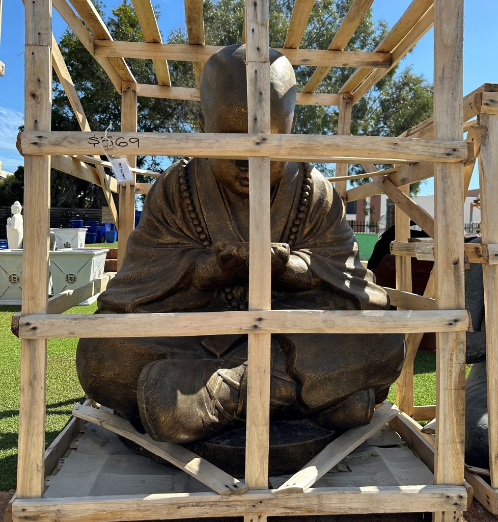 Shaolin Monk with bowl150cm | Down to Earth Garden Supplies